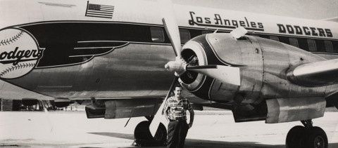 Dodger Planes Take Flight with Holman at Controls | Walter O’Malley ...